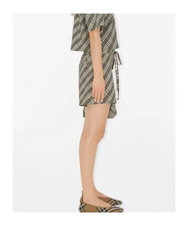 Burberry Vintage Checked Drawstring Shorts