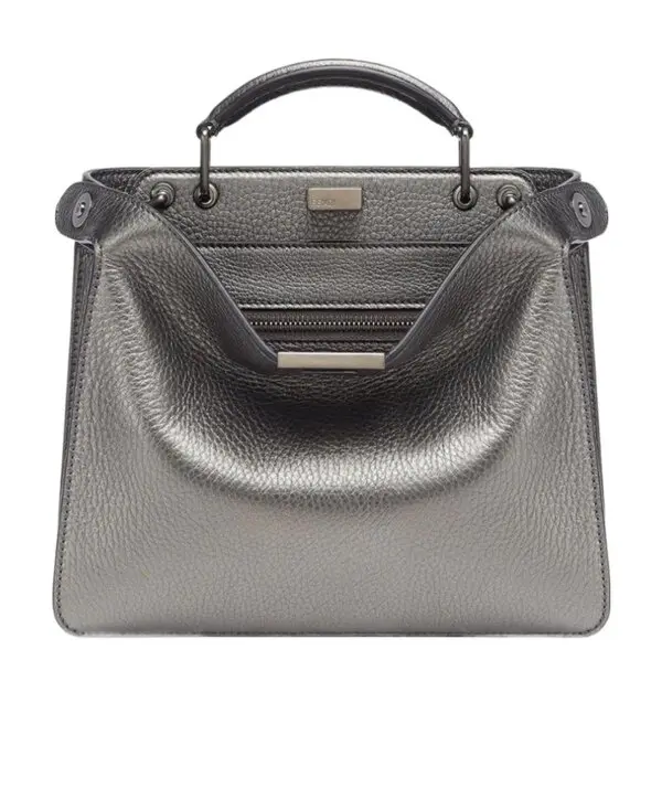 Fendi Peekaboo Iseeu Mini Tote Bag - Gray