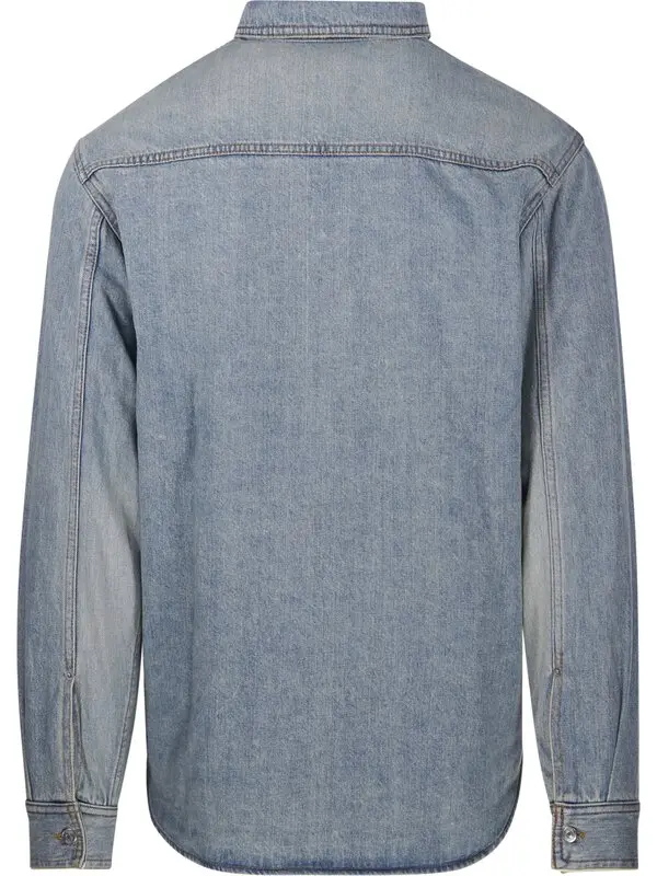 Dior Button-up Long-sleeved Denim Shirt
