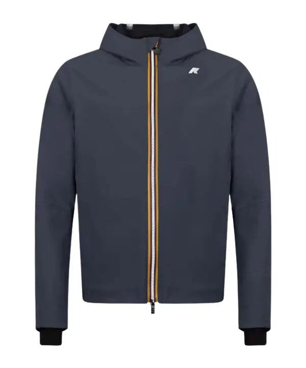 K-WAY Zip-up Hooded Jacket - Black