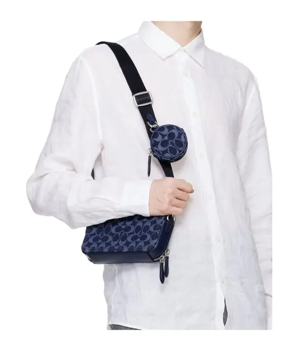 COACH Charter Slim Crossbody Bag With Jacquard Logo