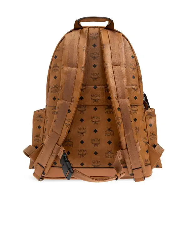 Mcm Stark Backpack - Brown
