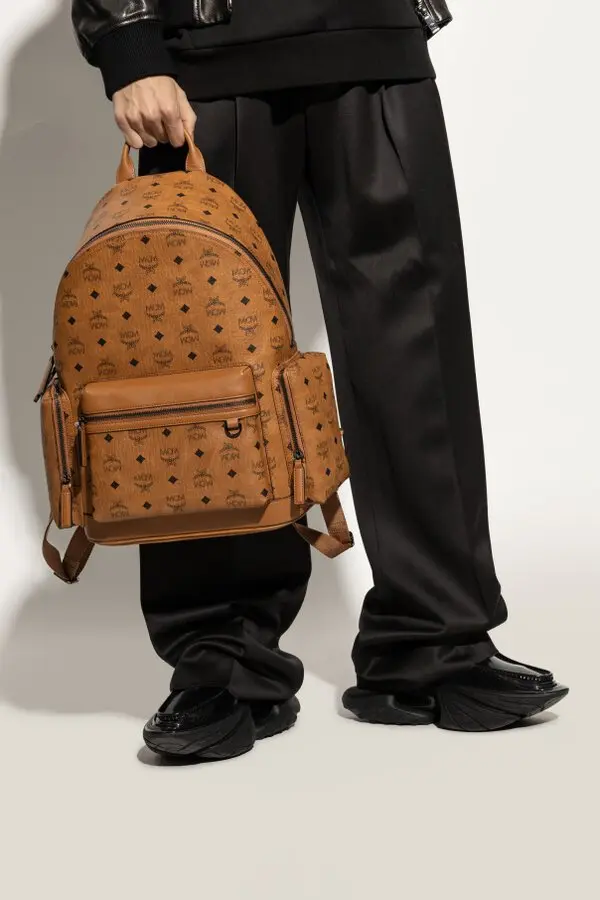 Mcm Stark Backpack - Brown