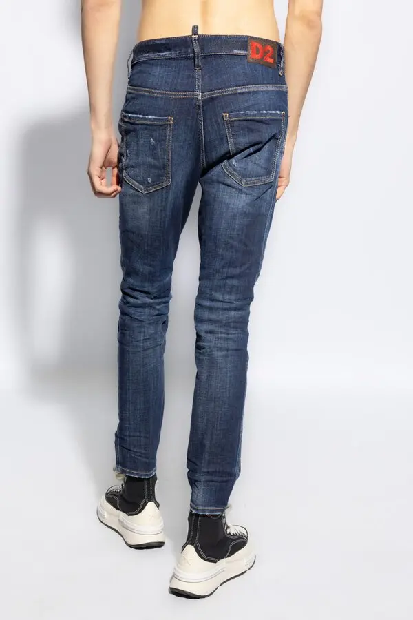 Dsquared2 Skater Distressed Jeans - Blue