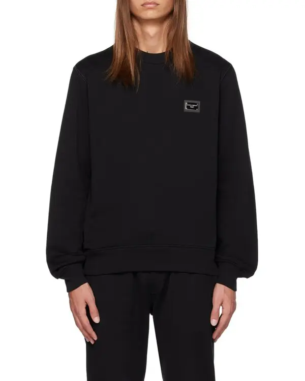 Dolce & Gabbana Logo Patch Crewneck Sweatshirt