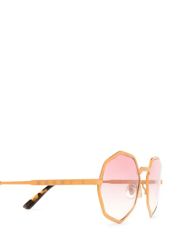 Marni Octagon Frame Logo Sunglasses