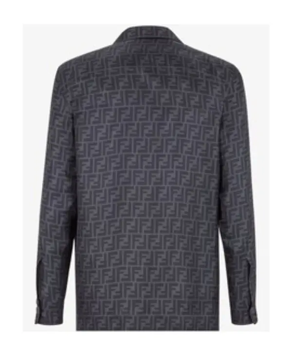 Fendi Monogram Printed Long Sleeved Shirt