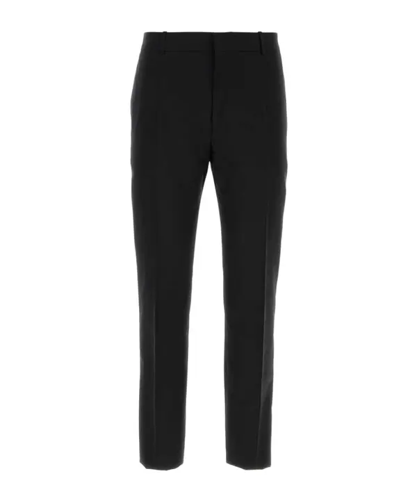 Alexander McQueen Tailored Straight-leg Cigarette Trousers - Black