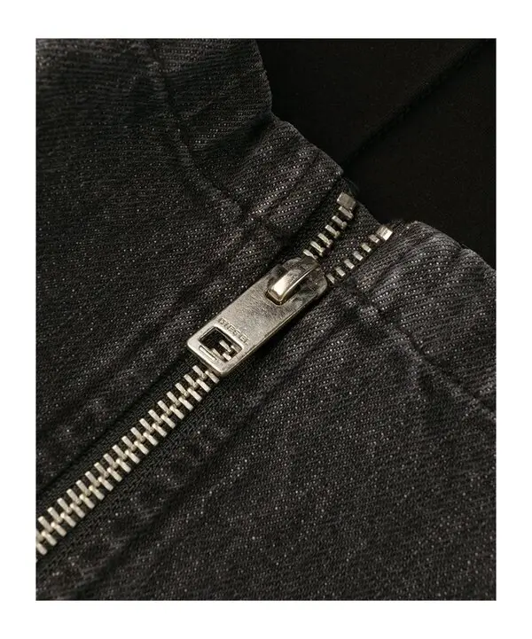 DIESEL® Contrast Waist Straight-leg Pants With Rear Logo Decal