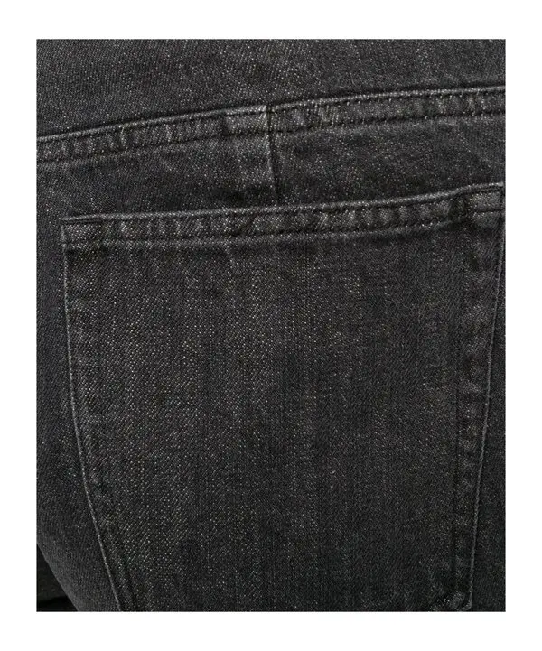 DIESEL® Contrast Waist Straight-leg Pants With Rear Logo Decal
