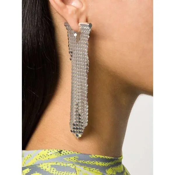 Rabanne Mesh Drop Single Earring