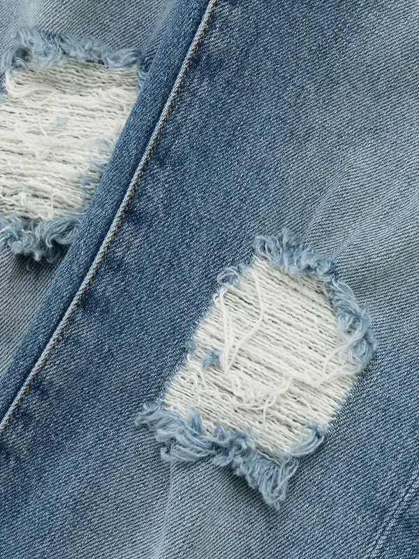 Dolce & Gabbana Audrey Distressed Skinny Jeans - Blue
