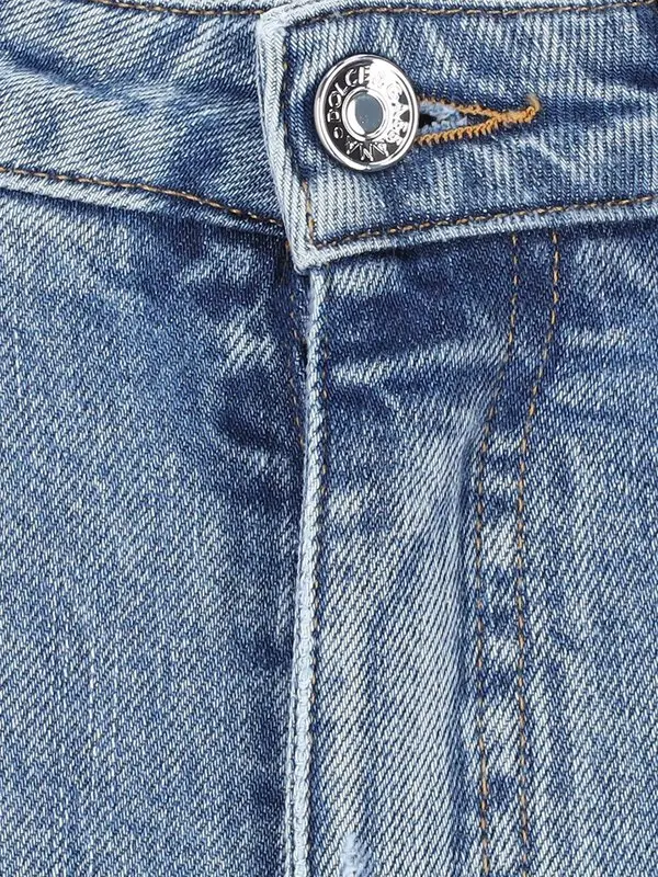 Dolce & Gabbana Audrey Distressed Skinny Jeans - Blue