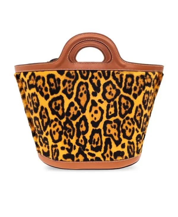 Marni Tropicalia Leopard Printed Bucket Bag