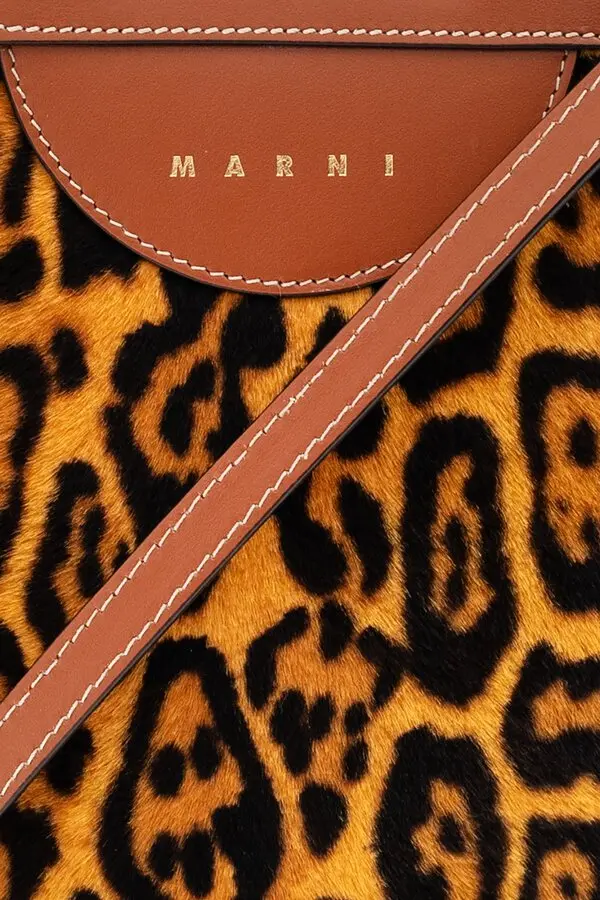 Marni Tropicalia Leopard Printed Bucket Bag
