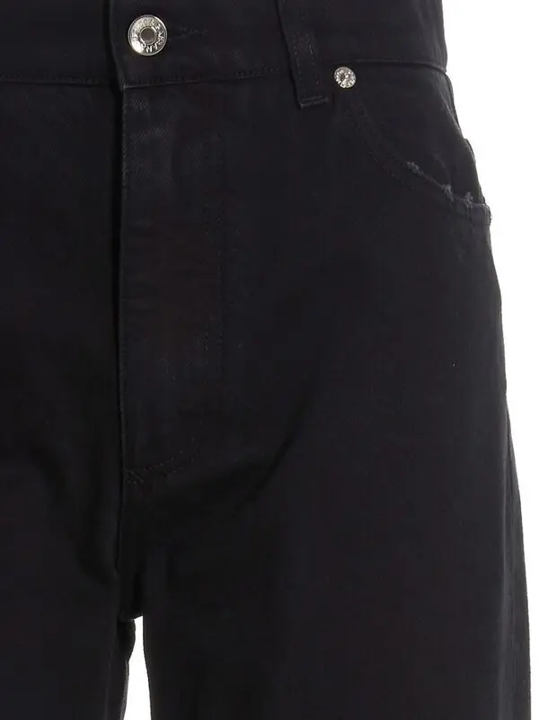 Dolce & Gabbana Logo Plaque Wide-leg Jeans