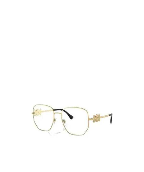 Versace Eyeglasses With Logo Detail - Nude
