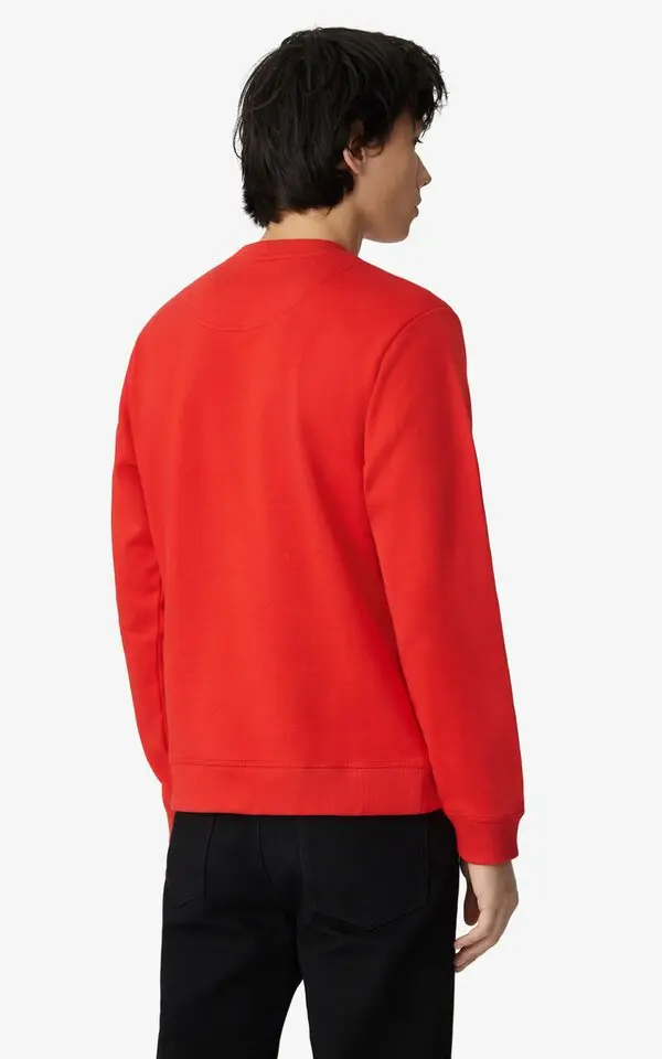 Kenzo Embroidered Tiger Crewneck Sweatshirt - Red