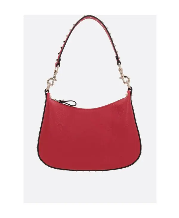 Valentino Garavani Small Rockstud Shoulder Bag - Red