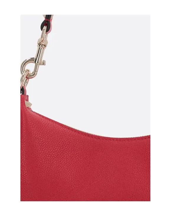 Valentino Garavani Small Rockstud Shoulder Bag - Red