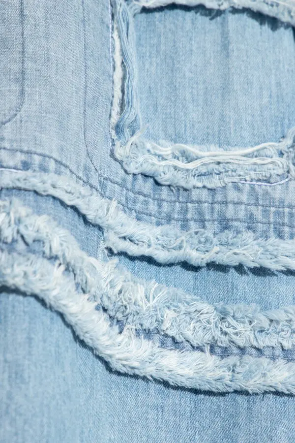 DIESEL® Oversized Denim Shirt Dress