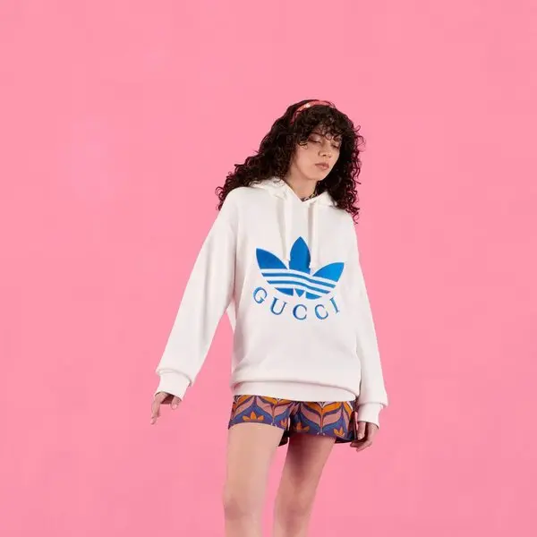 Gucci X Adidas Co-branded Collection Of Logo Sweaters