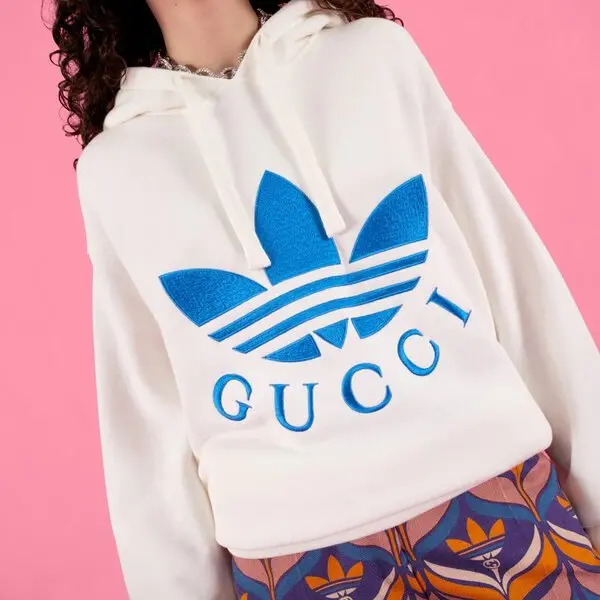 Gucci X Adidas Co-branded Collection Of Logo Sweaters