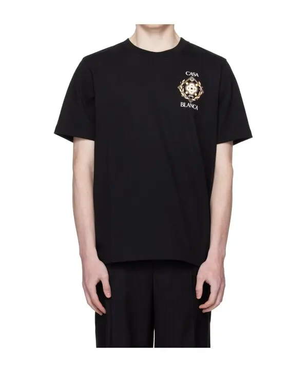 Casablanca Logo Crew Neck T-shirt