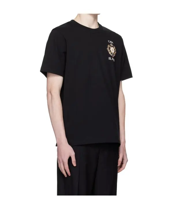 Casablanca Logo Crew Neck T-shirt