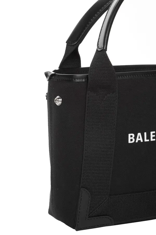 Balenciaga Navy Cabas Tote Bag - Black