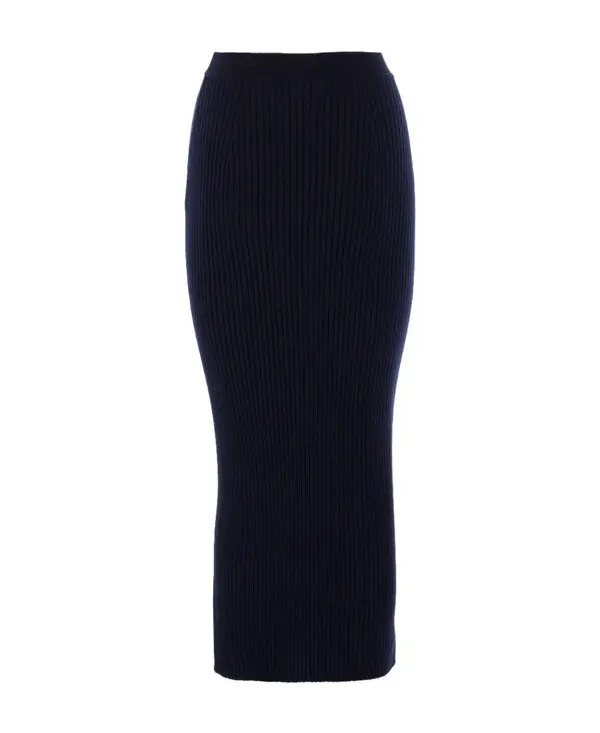 Chloé Wool Cashmere Knitted Skirt