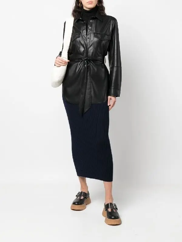 Chloé Wool Cashmere Knitted Skirt