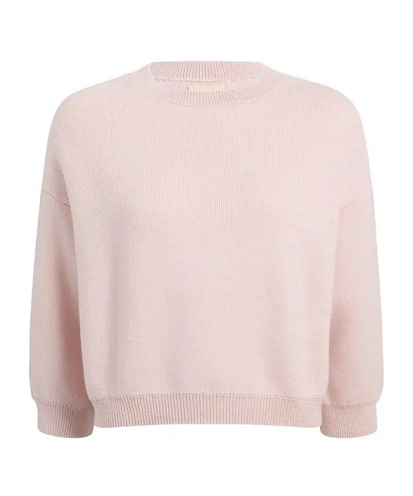 Khaite Sabina Long-sleeve Sweater - Blush