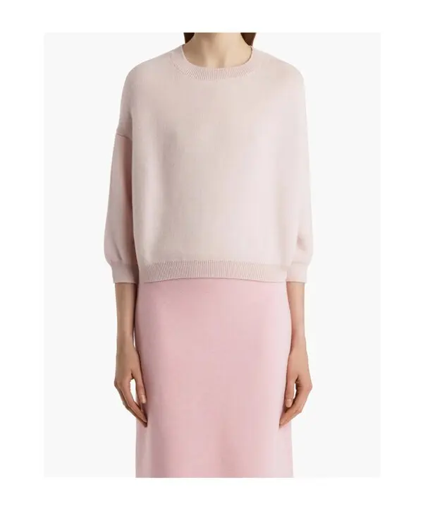 Khaite Sabina Long-sleeve Sweater - Blush