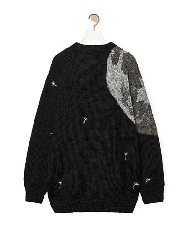 Loewe Embroidered Wool Cardigan