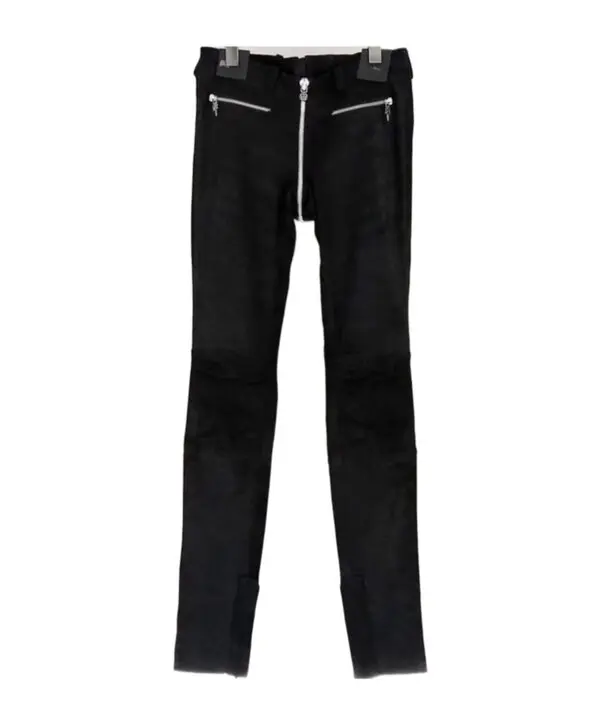 Chrome Hearts Leather Belt Loop Pants