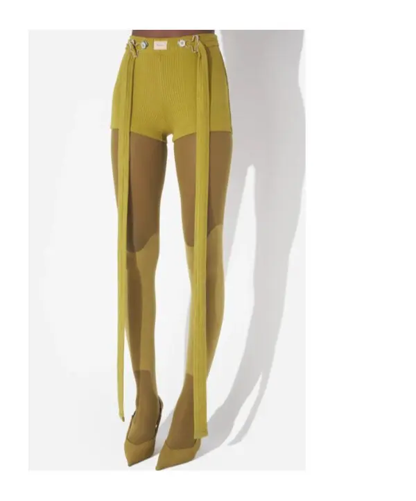 JEAN PAUL GAULTIER Ribbed Patch-detail Trousers