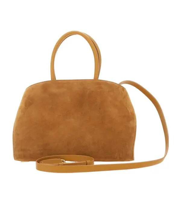 FERRAGAMO Suede Tote Bag - Brown