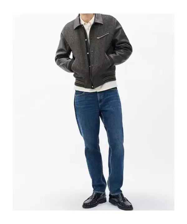 RAG  BONE Rag & Bone Jeremy British Wool Varsity Jacket