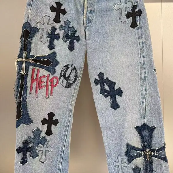 Chrome Hearts Belt Loop Jeans