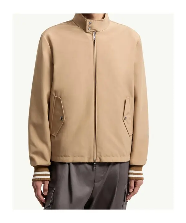 Moncler Prieure Reversible Padded Bomber Jacket - Beige