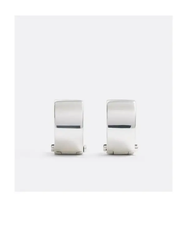 Bottega Veneta Silver Bolt Ring Earrings