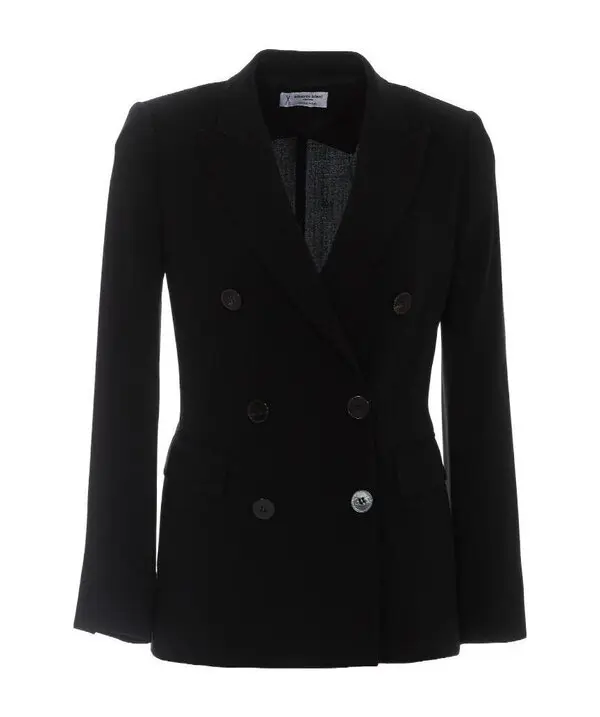 Alberto Biani Double-breasted Blazer - Black