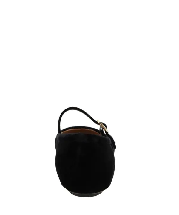 GIANVITO ROSSI Round Toe Mary Jane Ballet Flats