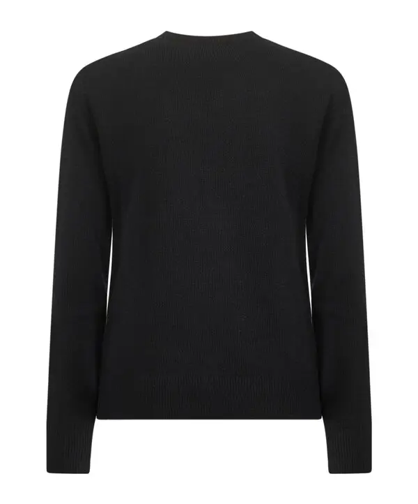 MC2 SAINT BARTH Ribbed Crewneck Sweater With Jacquard Lettering