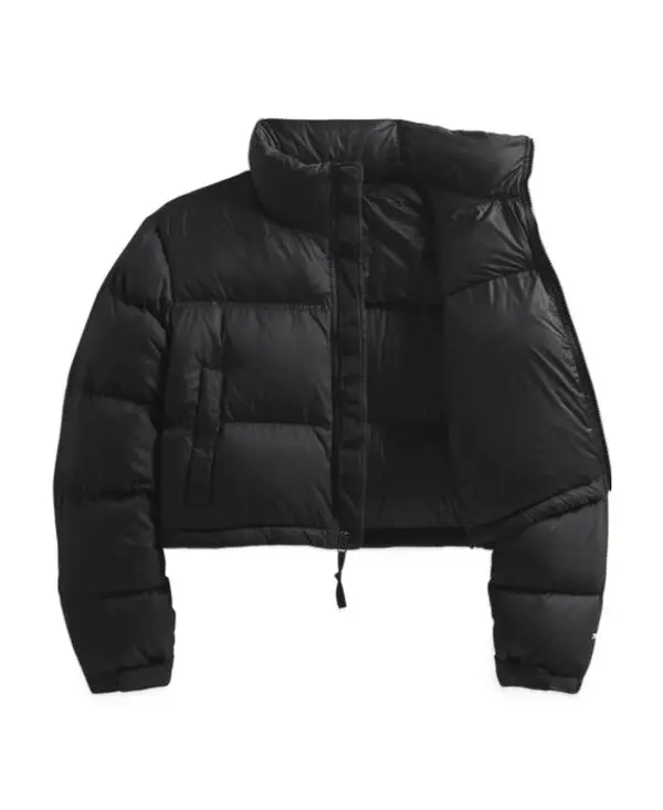 The North Face Cropped Padded Jacket - Black