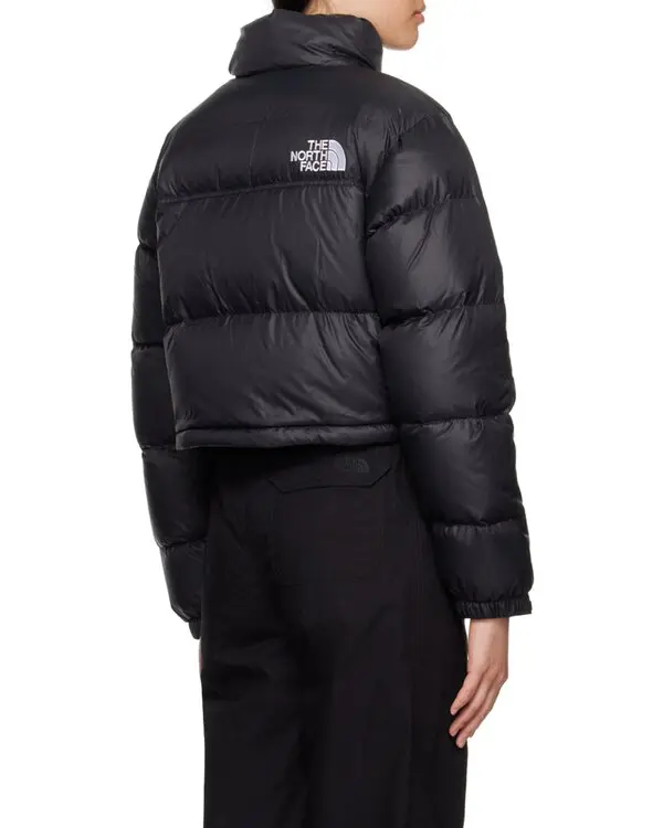 The North Face Cropped Padded Jacket - Black