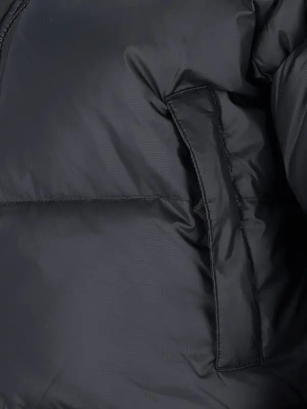 The North Face Cropped Padded Jacket - Black