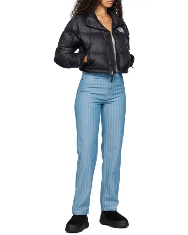 The North Face Cropped Padded Jacket - Black