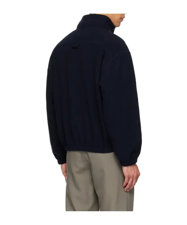 RIER Half-zip Fleece Sweatshirt - Navy Blue